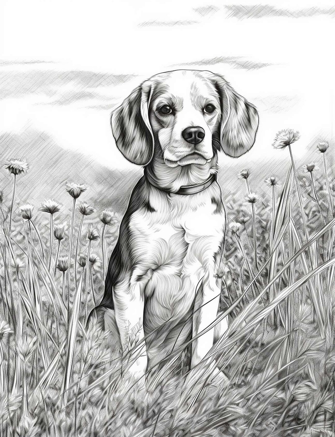 30 Adorable Dog Coloring Pages for Kids & Adults – Printable Puppy ...