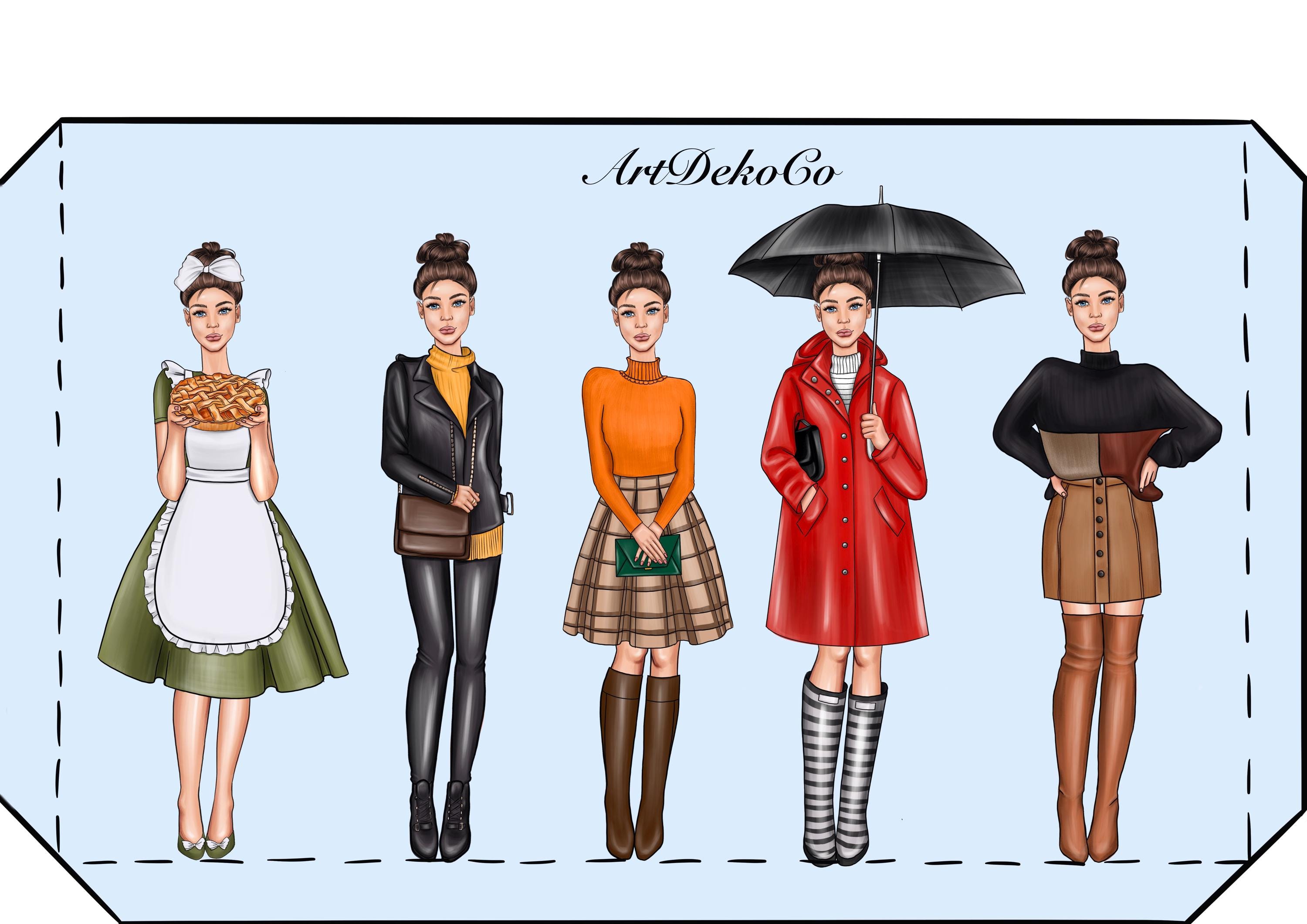 Art Deco Paper Doll: Vintage Fashion Cut-outs (digital Download PDF) - Etsy