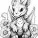 Cute Dragon Coloring Pages for Kids & Adults – 10 Printable Fantasy ...