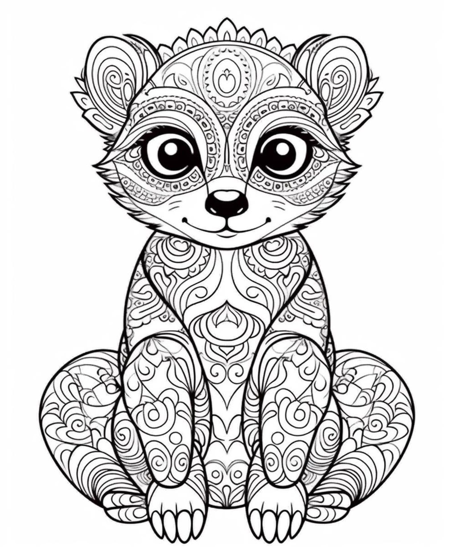 Animals Coloring Book | Coloring Pages for Kids|mandala Animals - Etsy
