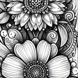 Floral Bookmark Coloring Page – Printable DIY Bookmark for Adults ...