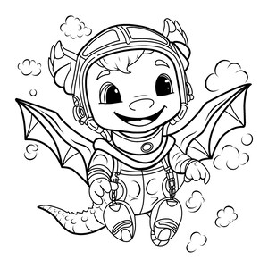 Little Dragons Coloring Pages | 8 Cute Printable Dragon Designs for ...