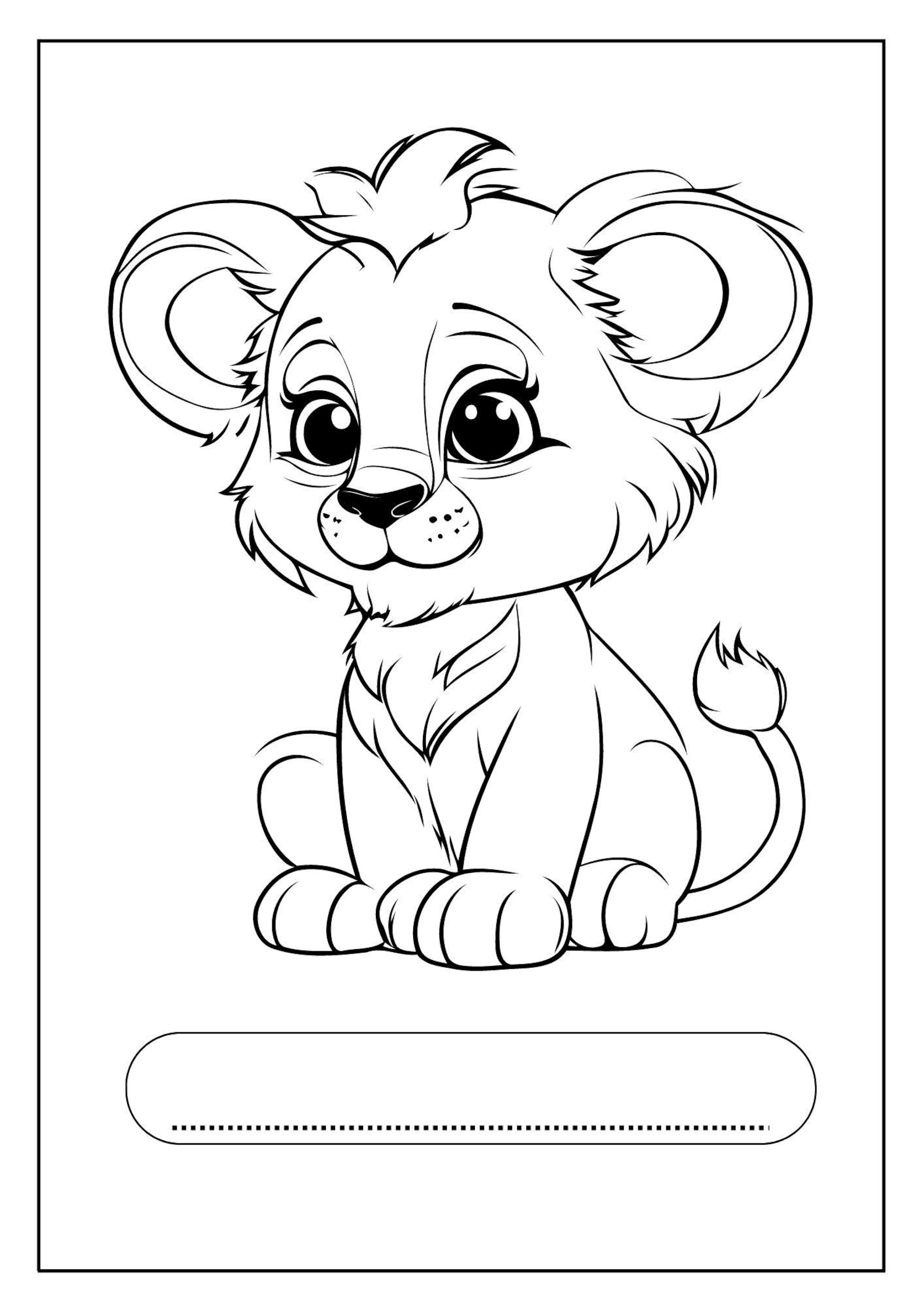 Animal Coloring Pages for Kids: Fun Learning Activity (PDF) - Etsy