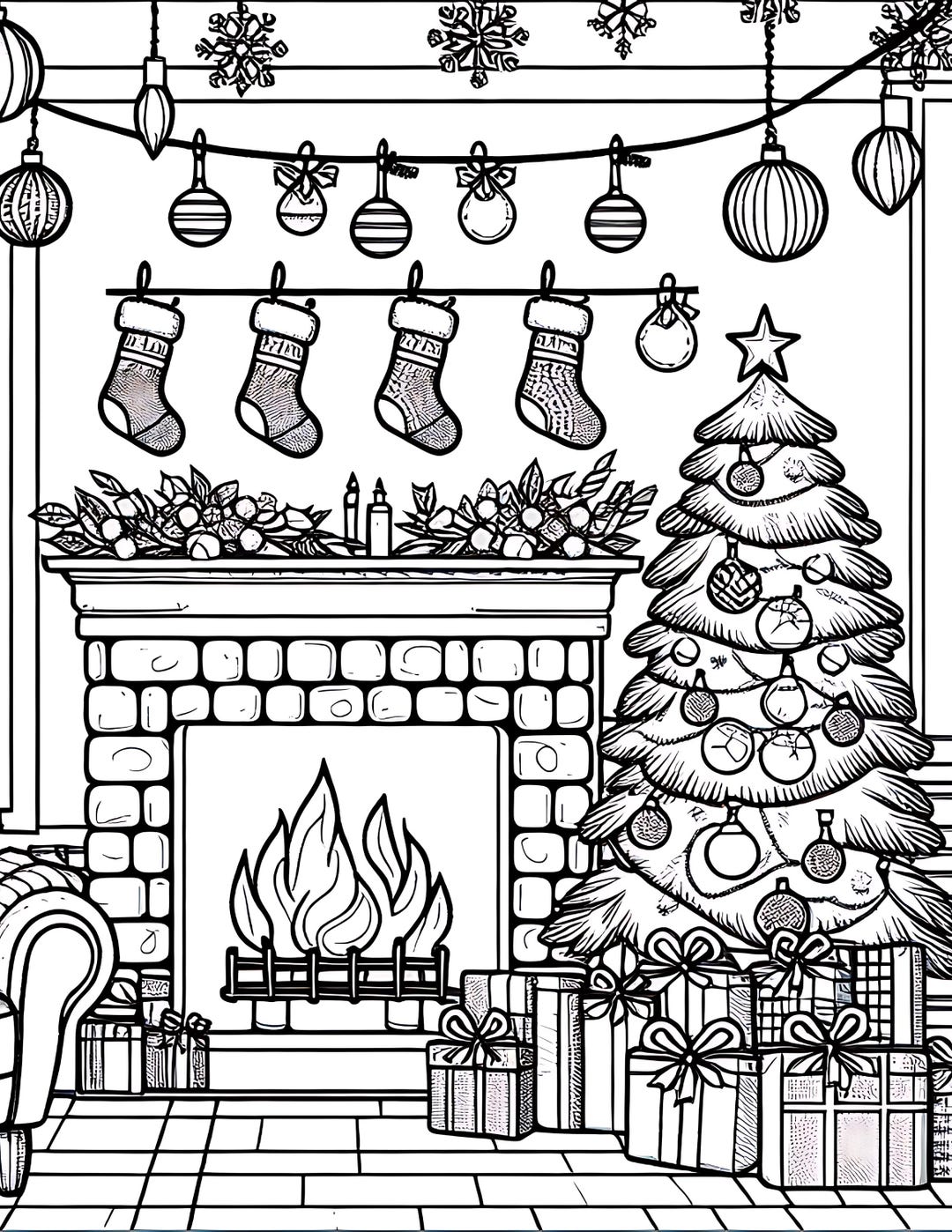 Winter Wonderland Coloring Pages - Perfect for Relaxation and ...