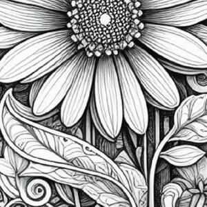 Floral Bookmark Coloring Page – Printable DIY Bookmark for Adults ...