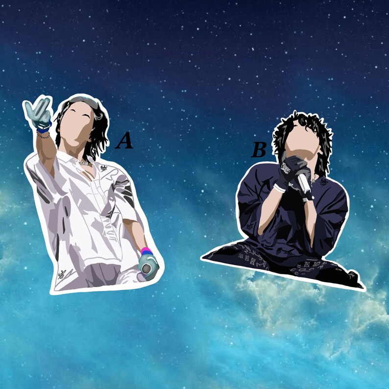 BTS J-hope "lollapalooza" Collection Waterproof Faceless Stickers - Etsy