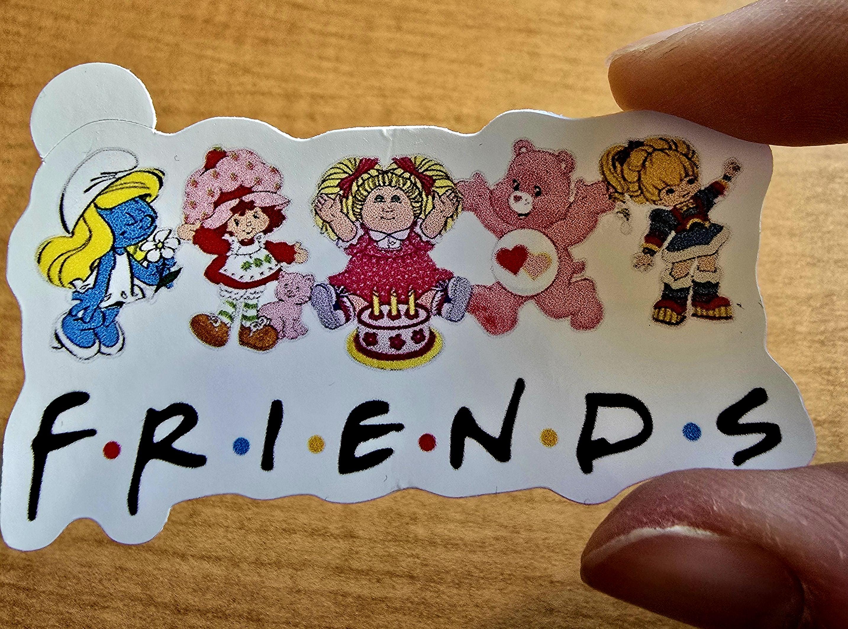 80's Retro Friends - Sticker - Etsy