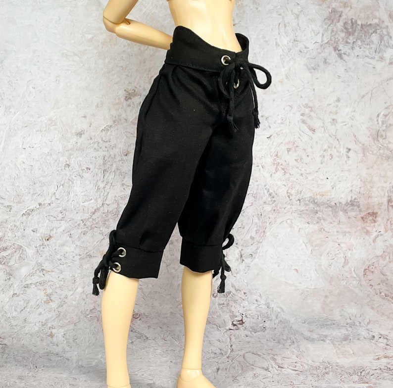 BJD Minifee Girl Pants Breeches Black Slim MSD - Etsy