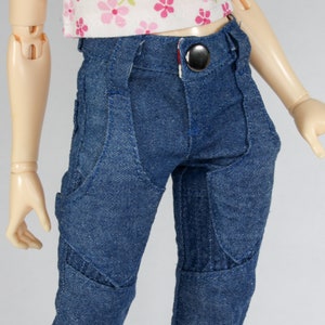 MSD BJD Jeans for Slim 1/4 Doll Girl in Blue Clothes for Female Ball ...