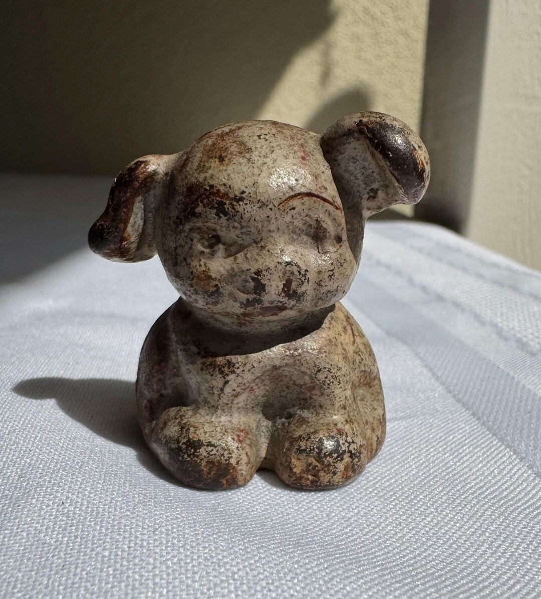 Antique Fido Pup, Hubley, 1930’s Cast Iron Paperweight Decor Art Statue ...