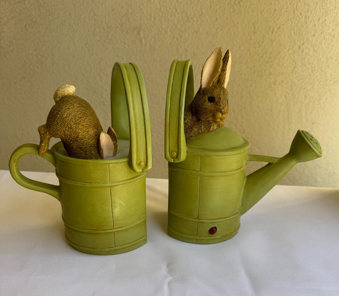 Vintage Peter Rabbit Bookends, the World of Beatrix Potter, Frederick ...
