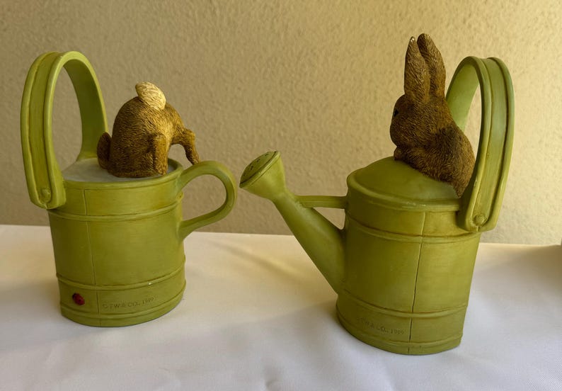 Vintage Peter Rabbit Bookends, the World of Beatrix Potter, Frederick ...