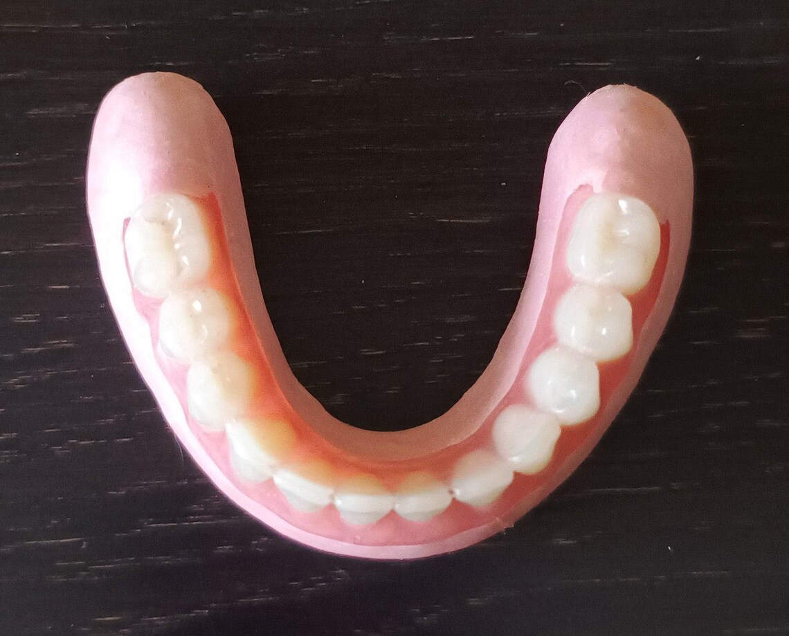 DIY Denture Boil and Bite Lower Size LARGE Make It Yourself Kit Easy ...