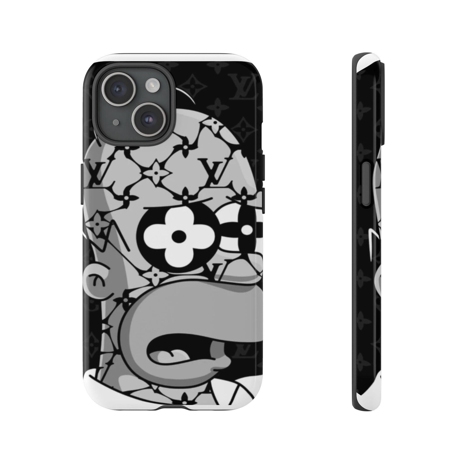 Loui V Designer Homer Simpson Tough Cases, Phone Case, Cool Gift, - Etsy