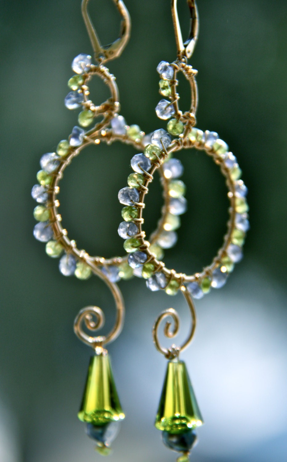 Fancy Whimsical Drop Earrings - Etsy