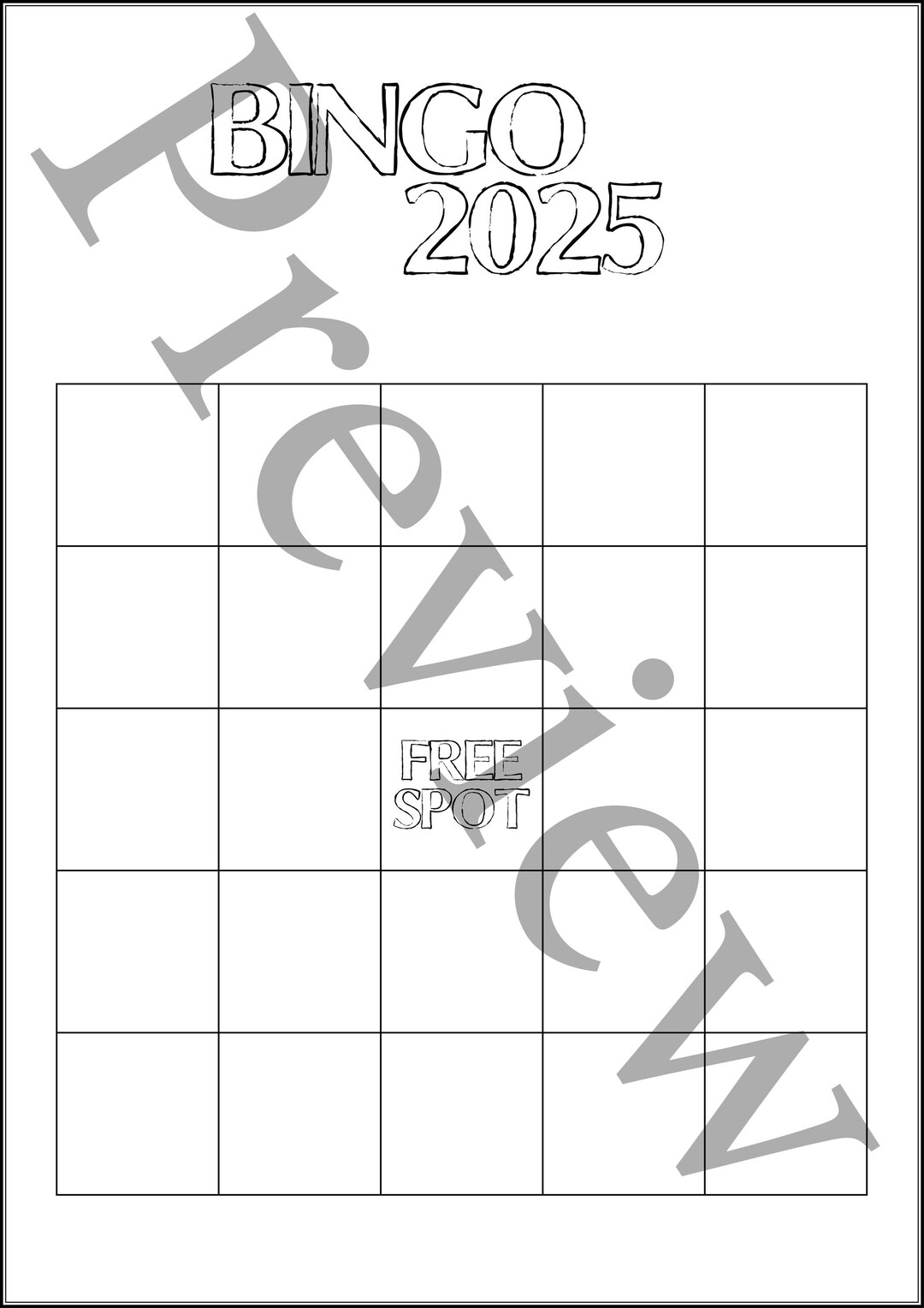 2025 Bing Card - Etsy