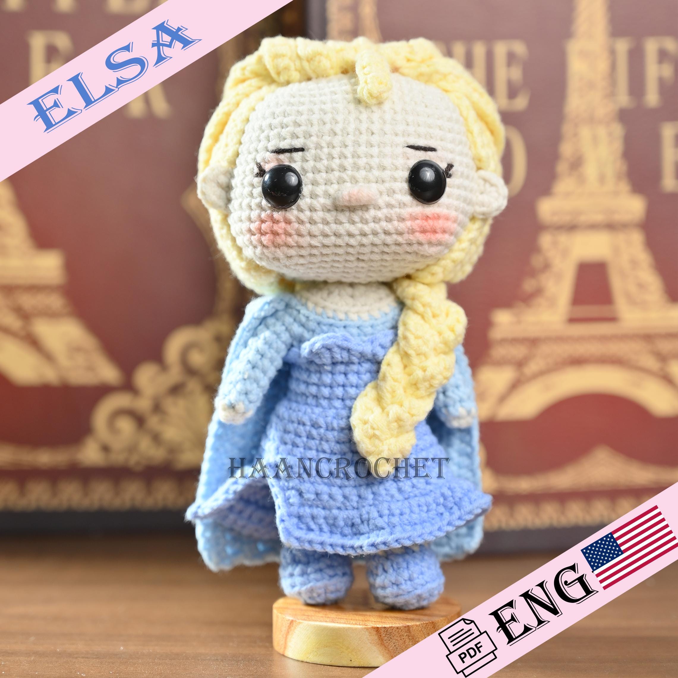 Elsa Crochet Pattern, Elsa Crochet Pattern, Elsa Doll Crochet, Elsa ...