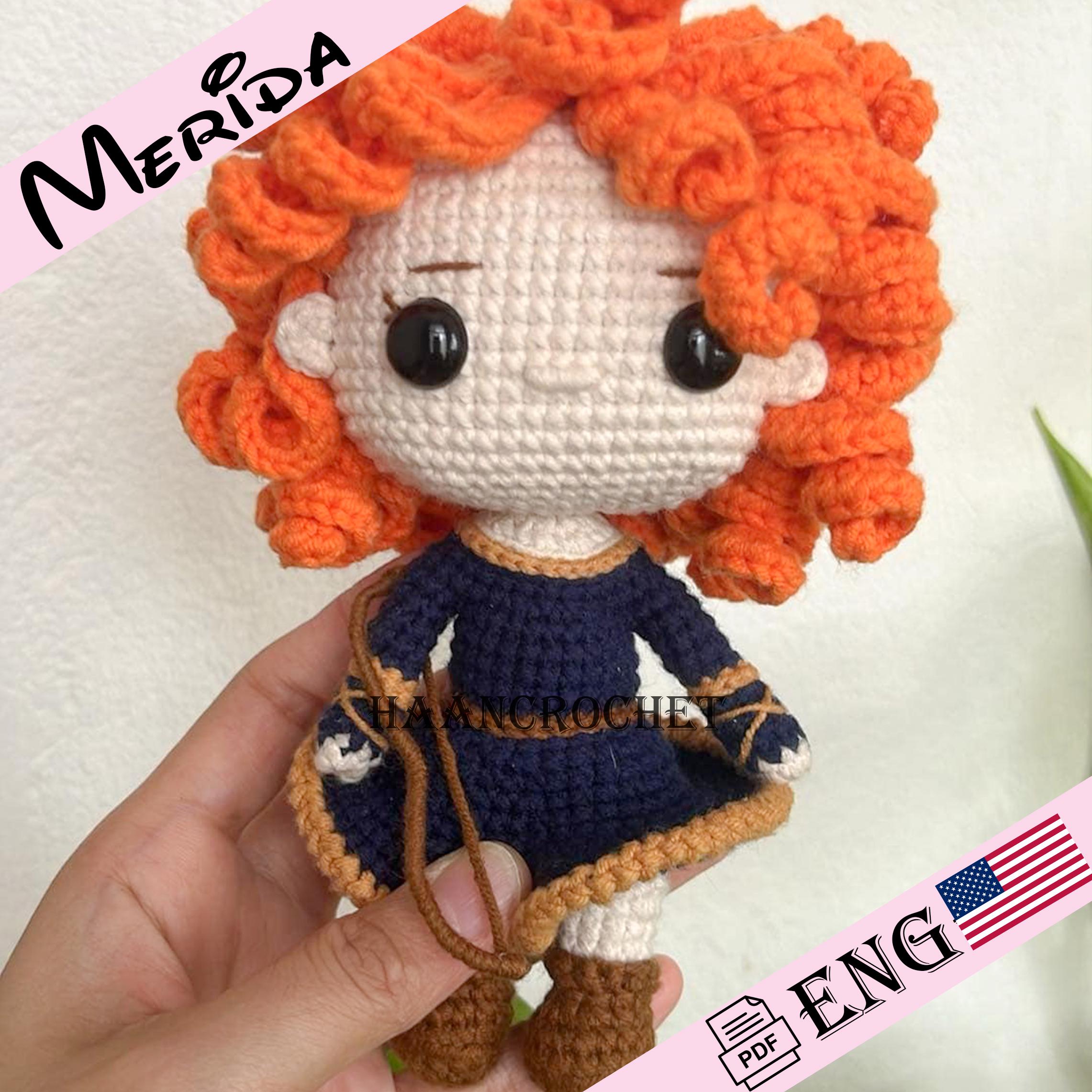 Merida Crochet Pattern, Merida Crochet Pattern, Merida Doll Crochet ...