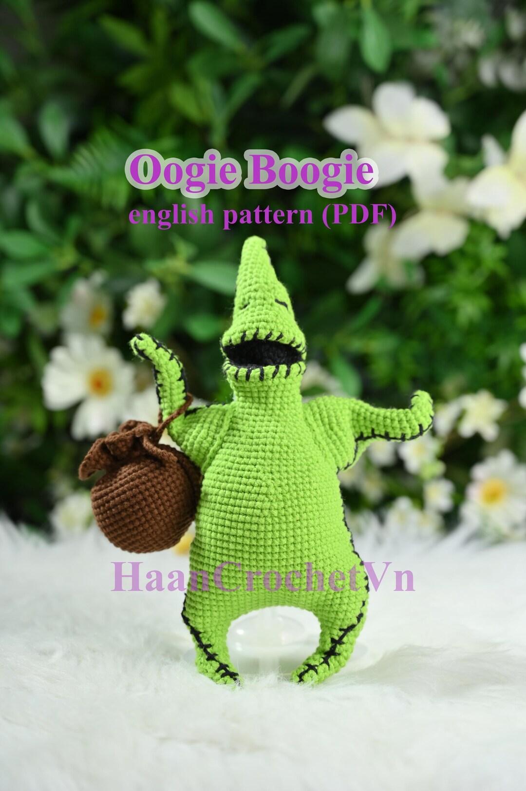 Oogie Boogie Crochet Pattern PDF, Oogie Boogie Crochet Pattern, Oogie ...