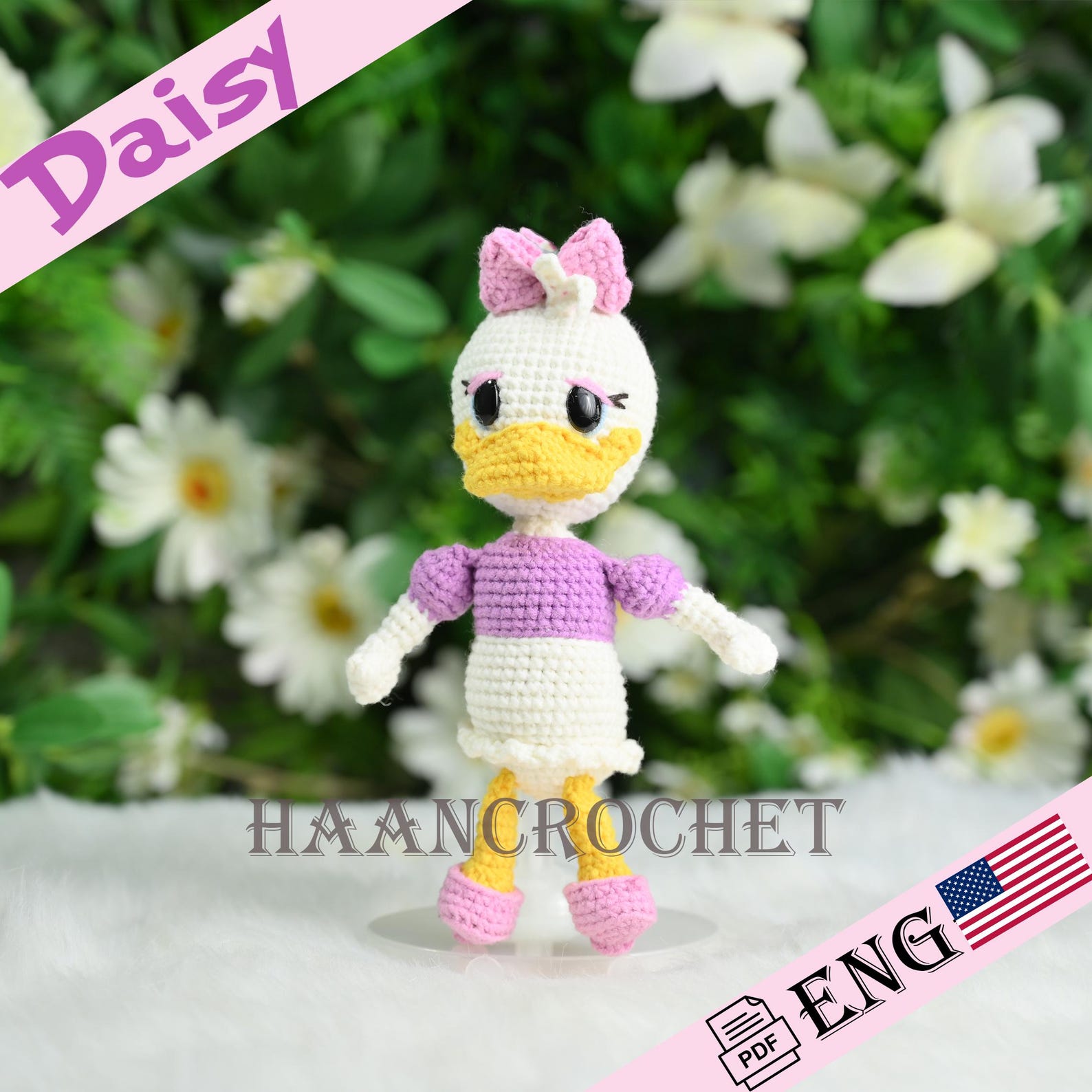 Daisy Duck Crochet Pattern, Daisy Duck Crochet Pattern, Daisy Duck Doll ...