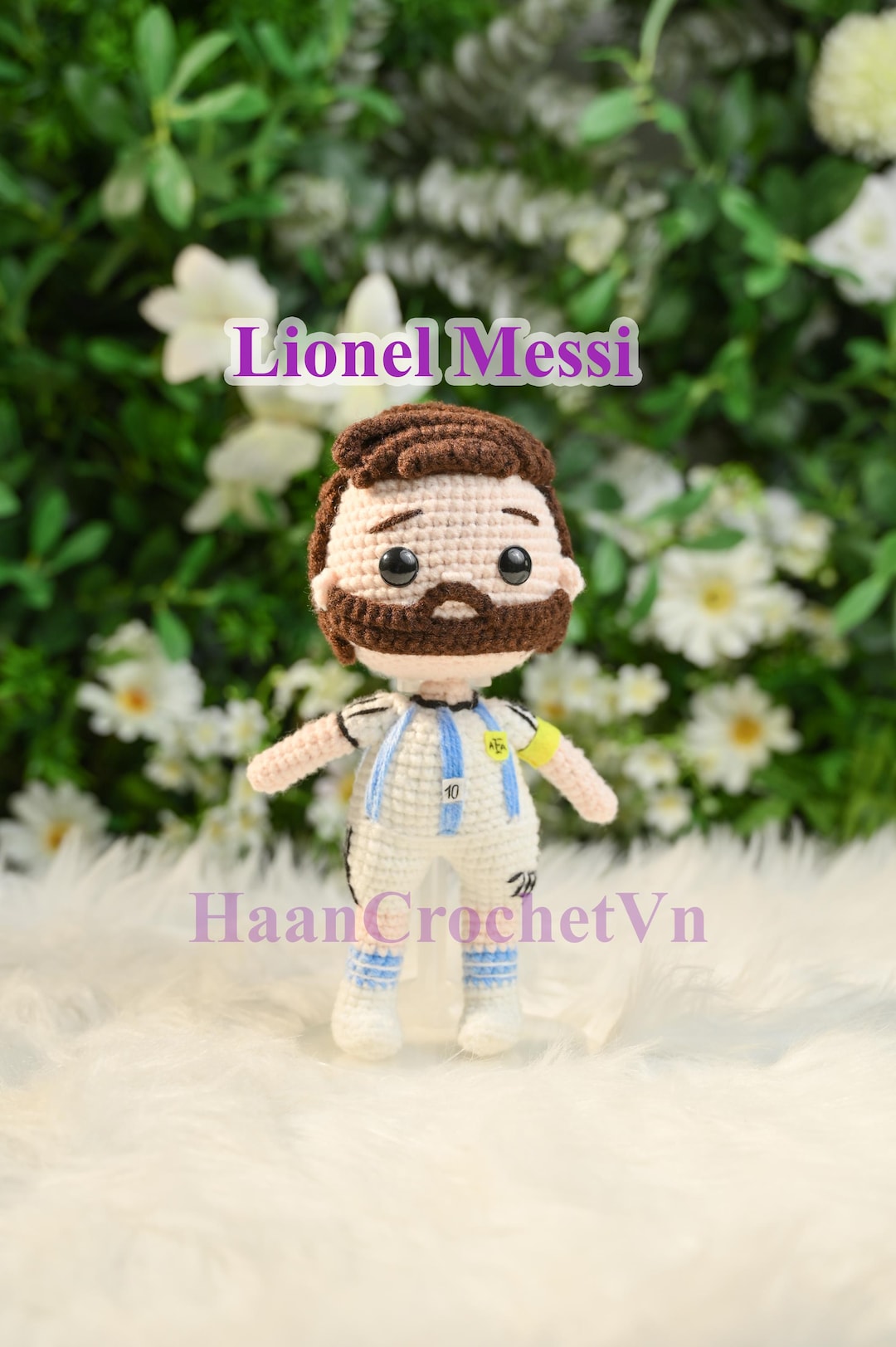 Crochet Lionel Messi Pattern, M10 Crochet Doll, Lionel Messi Doll ...