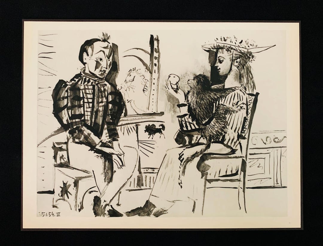 PICASSO Engraving Dated 1954 COA. No. 29/30. UNIQUE Edition of Rare Art ...
