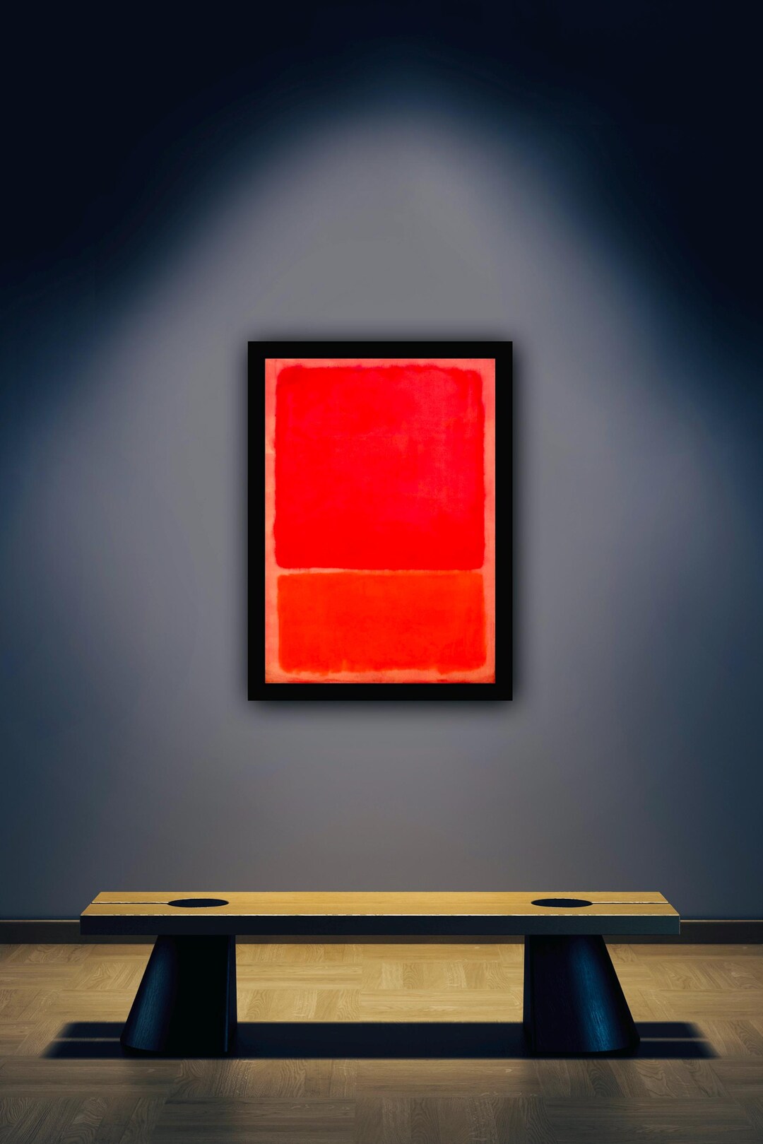 Mark Rothko: “red Orange, 1968”. Poster in Excellent Condition. - Etsy