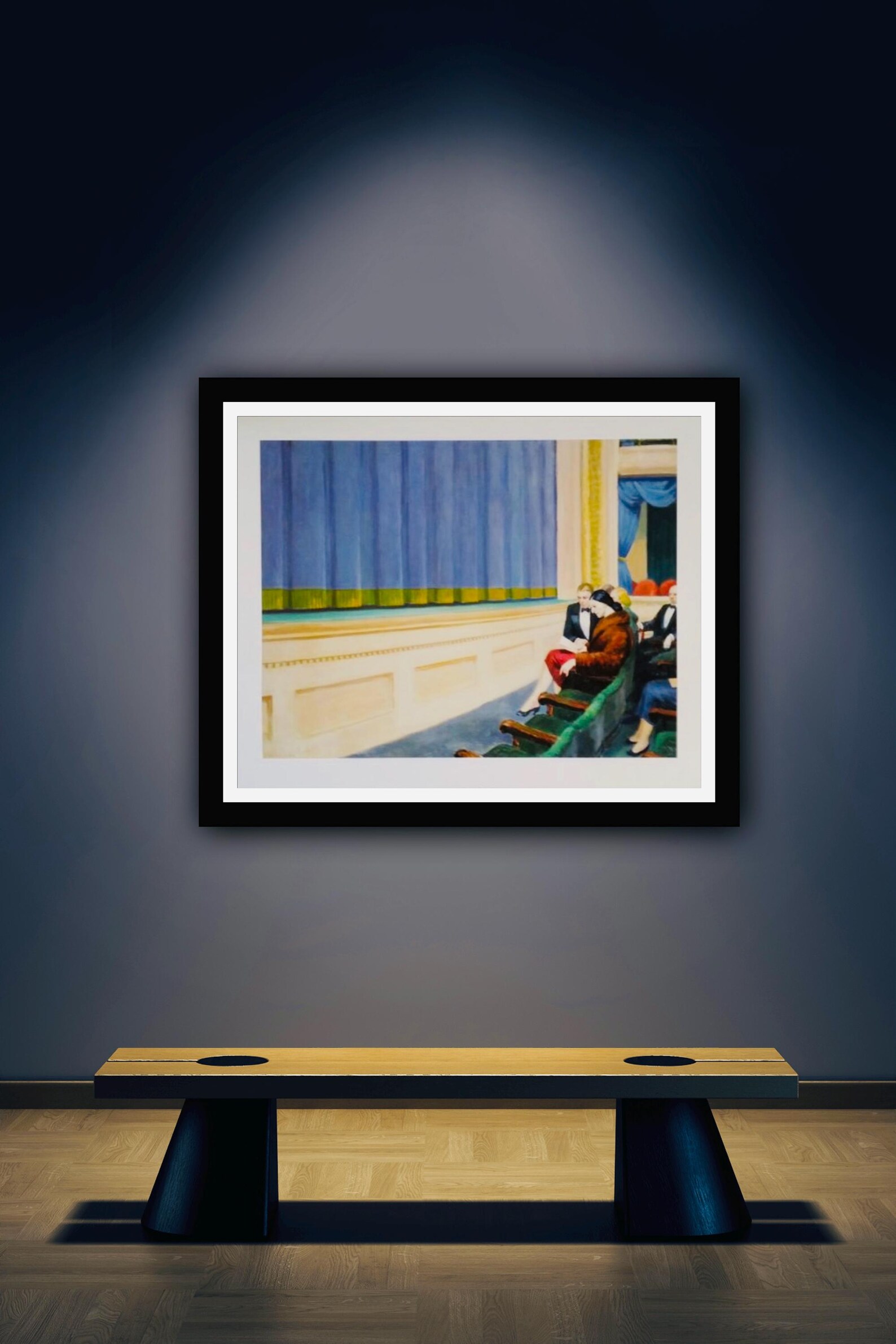 Edward Hopper, Colour Lithograph first Row Orchestra, 1951 1997. High ...