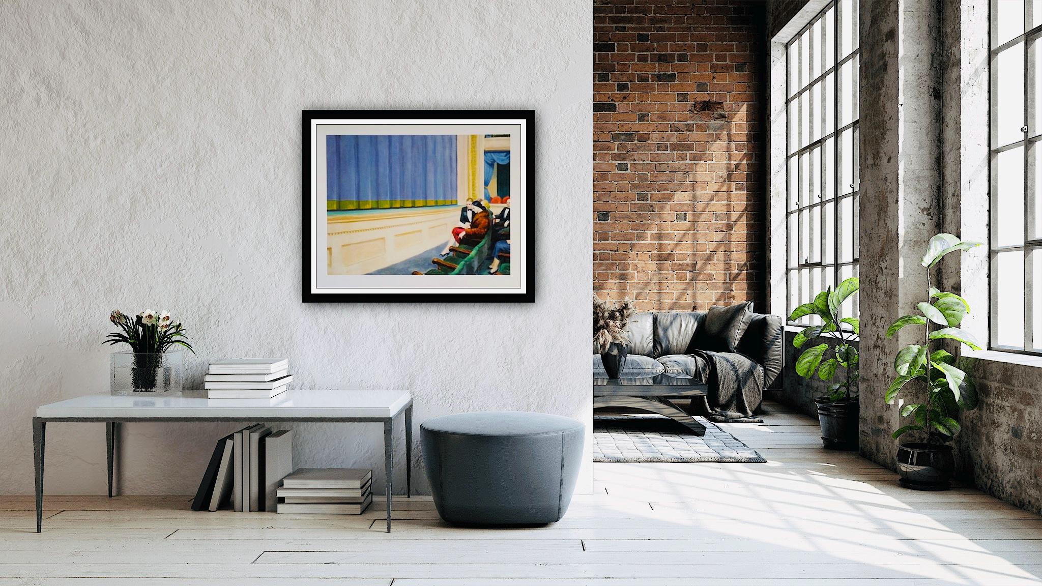 Edward Hopper, Colour Lithograph first Row Orchestra, 1951 1997. High ...