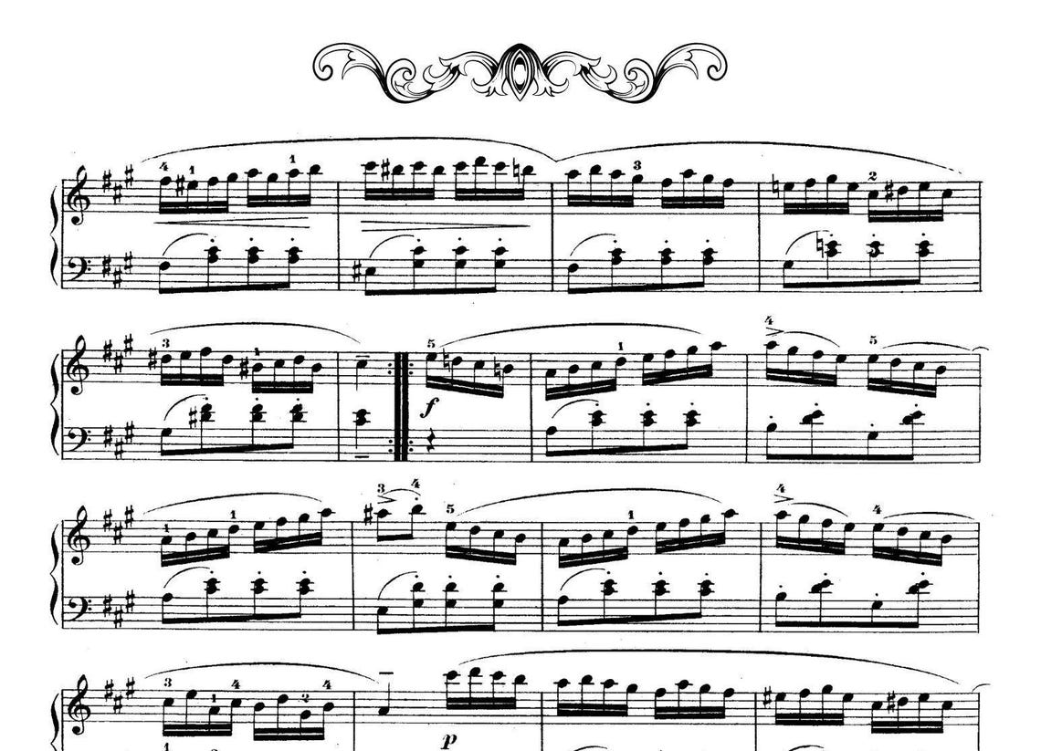 Mozart - Rondo Alla Turca (turkish March) K331 3rd Movement - Etsy