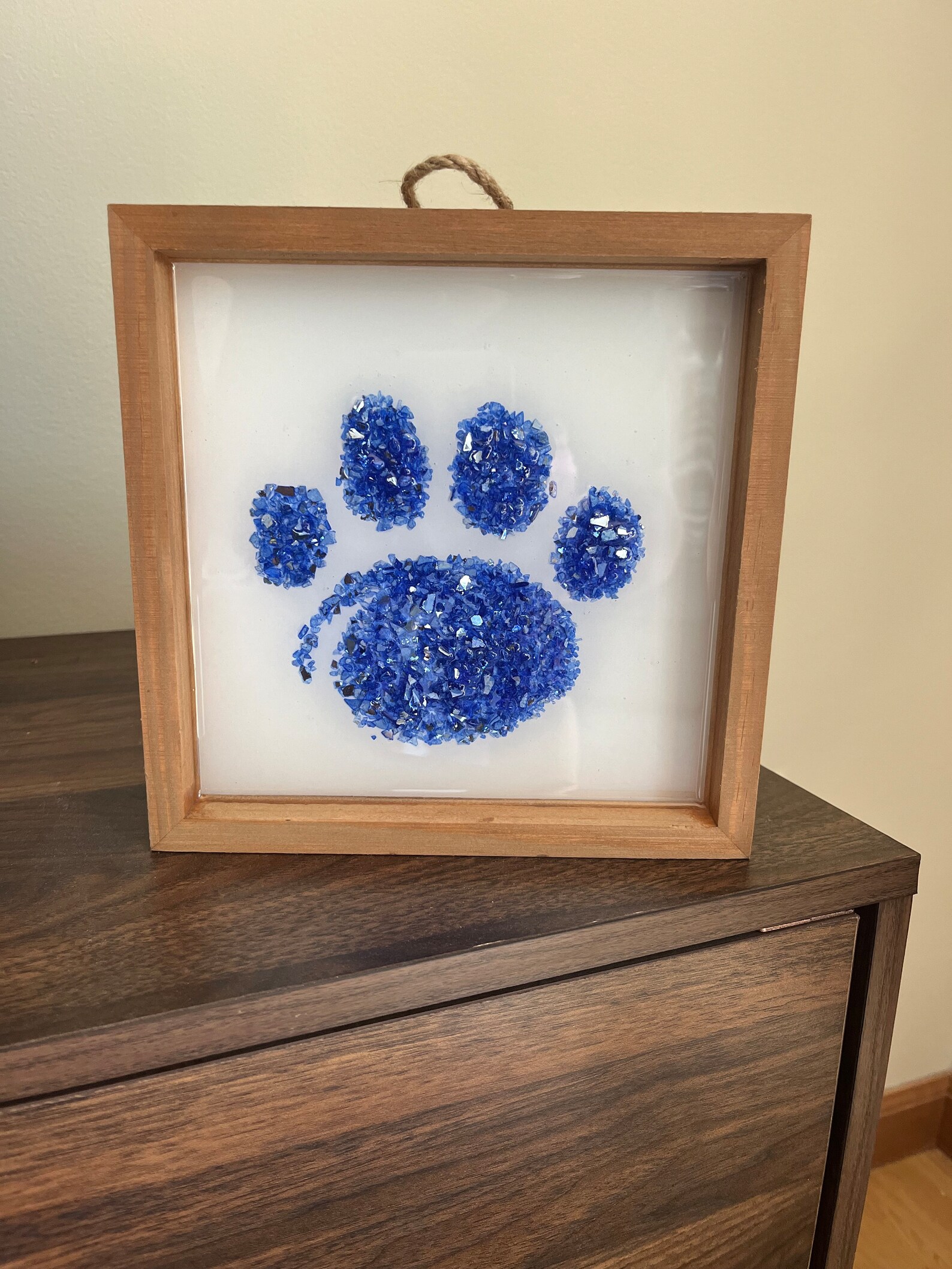 Penn State Paw Print Glass Wall Decor - Etsy