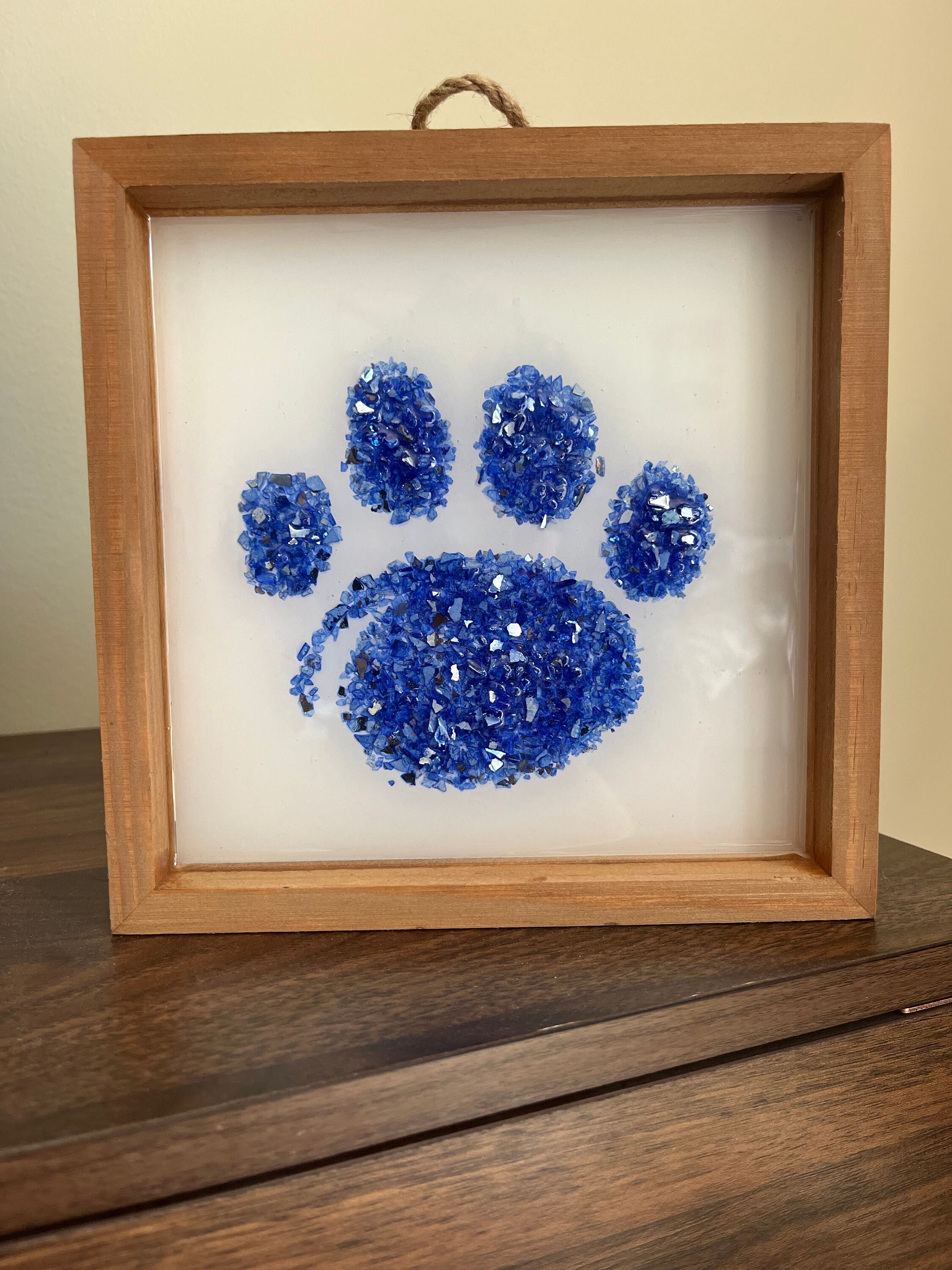 Penn State Paw Print Glass Wall Decor - Etsy