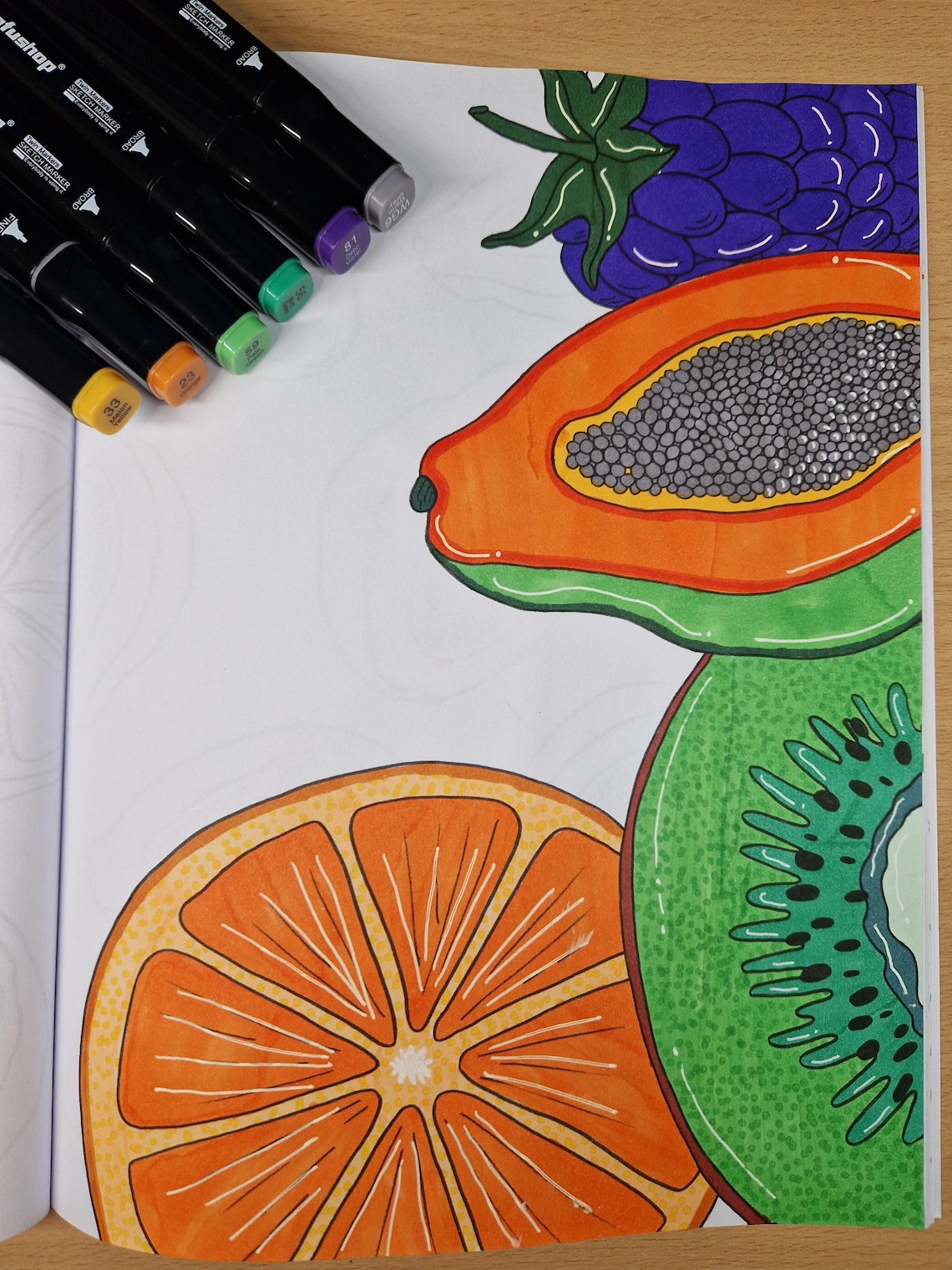 Fruit Coloring Pages, Coloring Pages for Kids Fruits, Coloring Pages ...