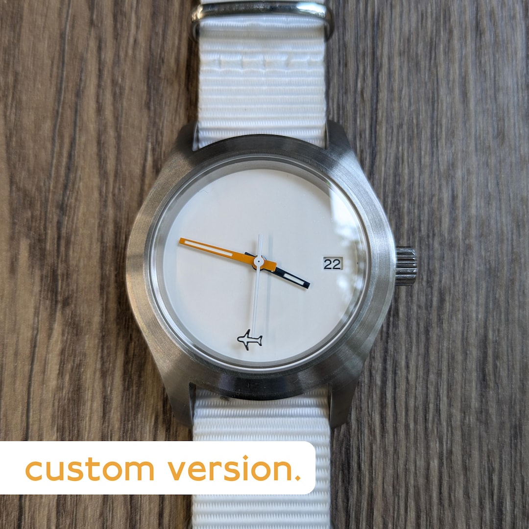 The Aeroplane Watch - Custom Colour. Minimalistic Automatic Movement ...
