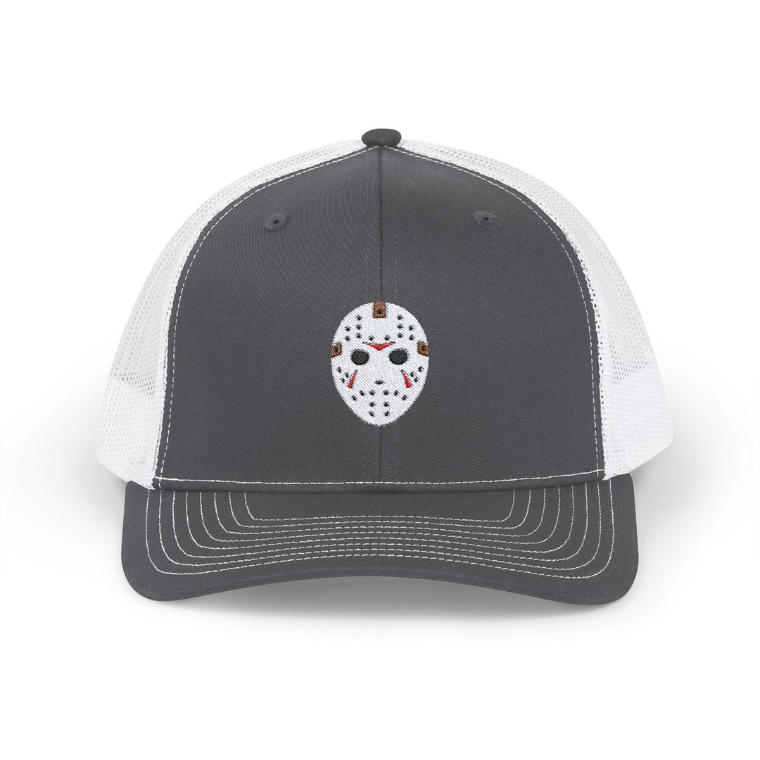 Jason Voorhees Embroidered Trucker Hat Horror Movie Snapback Cap ...