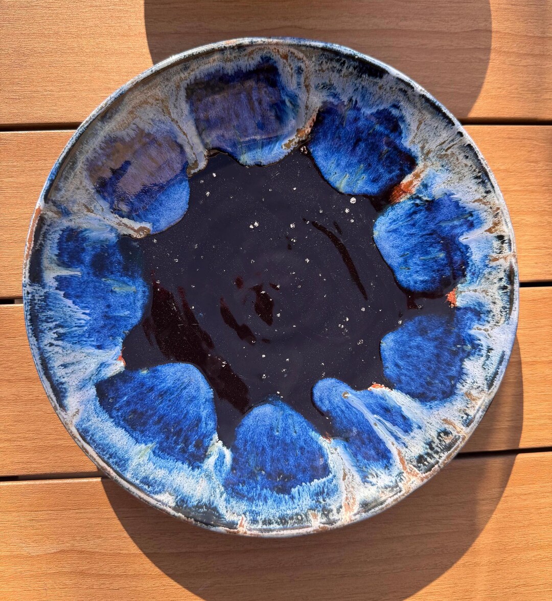 Comet in Cosmos, Ceramic Porcelain Decorative Jewelry and Serving Dish ...