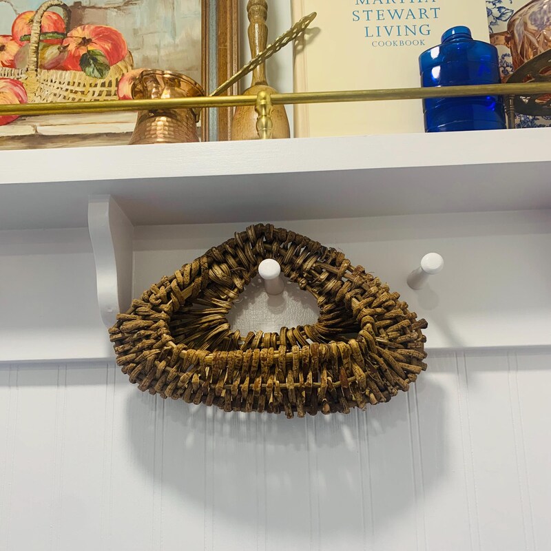Rieten mand van de muur - Etsy Nederland