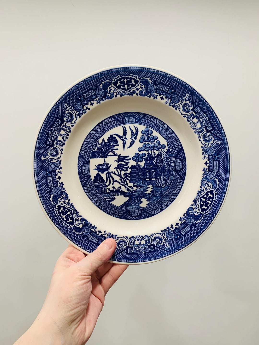 Vintage Royal China Blue Willow Ware Ironstone Dinner Plate - Etsy