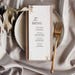 BOHO Pampas Grass Menu Template Bohemian Wedding Menu Printable Pampas ...