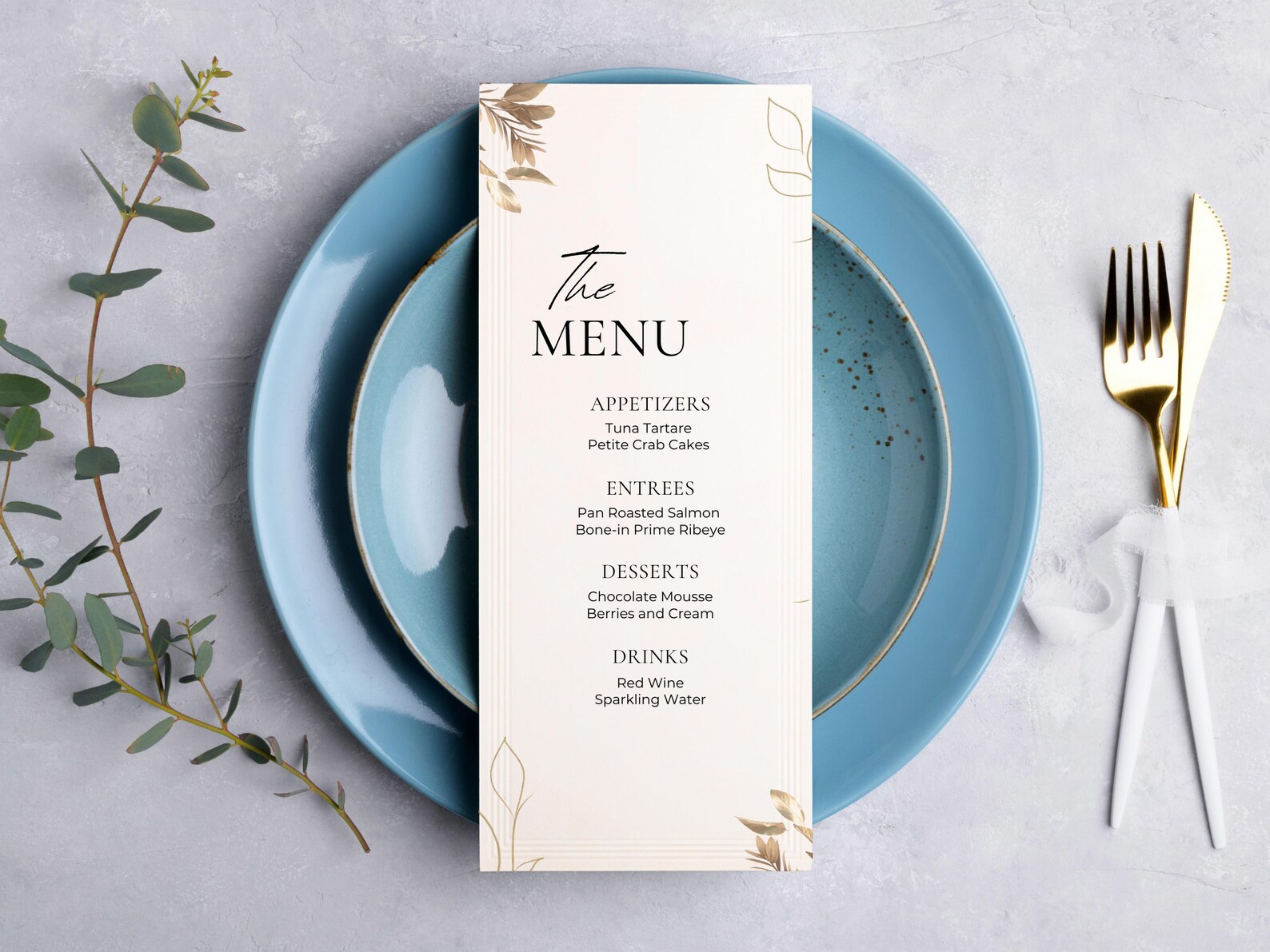 BOHO Pampas Grass Menu Template Bohemian Wedding Menu Printable Pampas ...