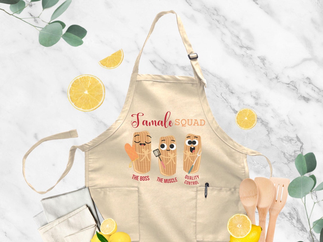 Apron Tamale Squad Apron, Tamale Making Apron, Tamale Crew Apron ...
