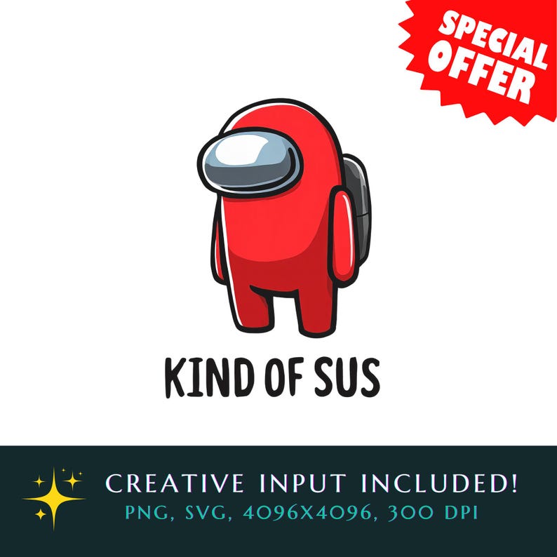 Among Us PNG & SVG Bundle - Crewmate Vector Art, T-shirt Design Prompts ...