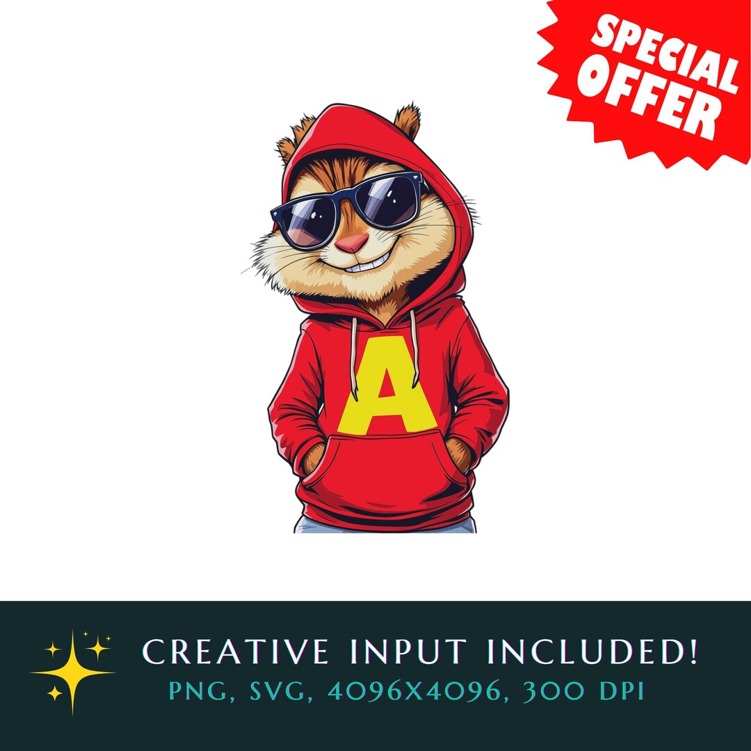 Alvin and the Chipmunks PNG, SVG & Prompts Bundle - T-shirt Design ...