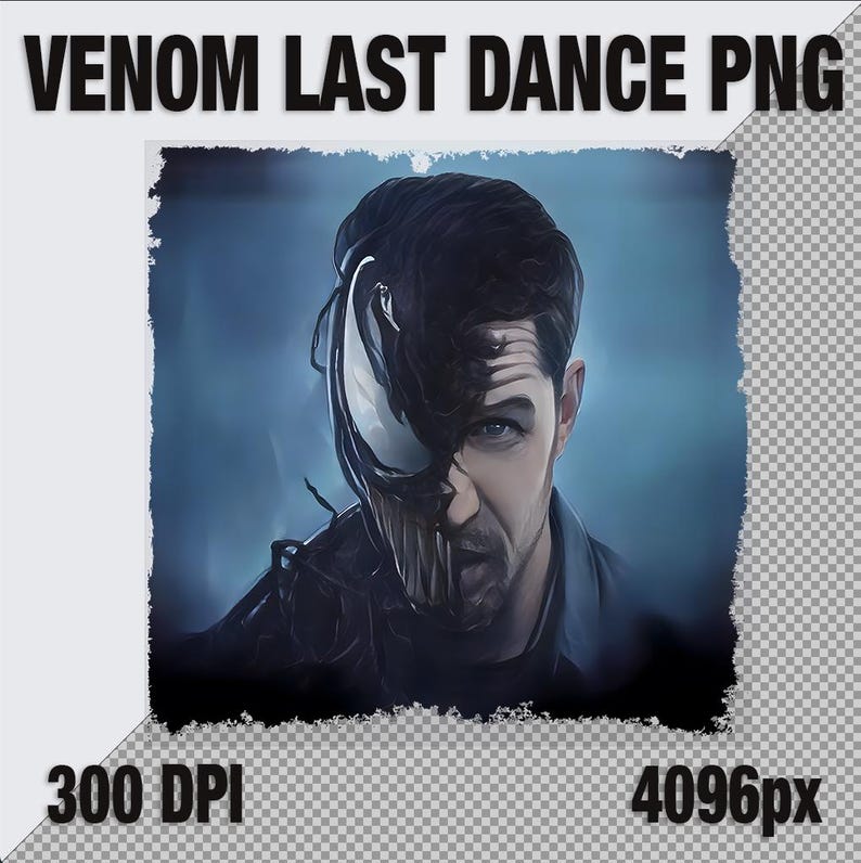 Venom PNG, Tom Hardy Last Dance PNG, Venom Shirt Sticker Mug Design ...