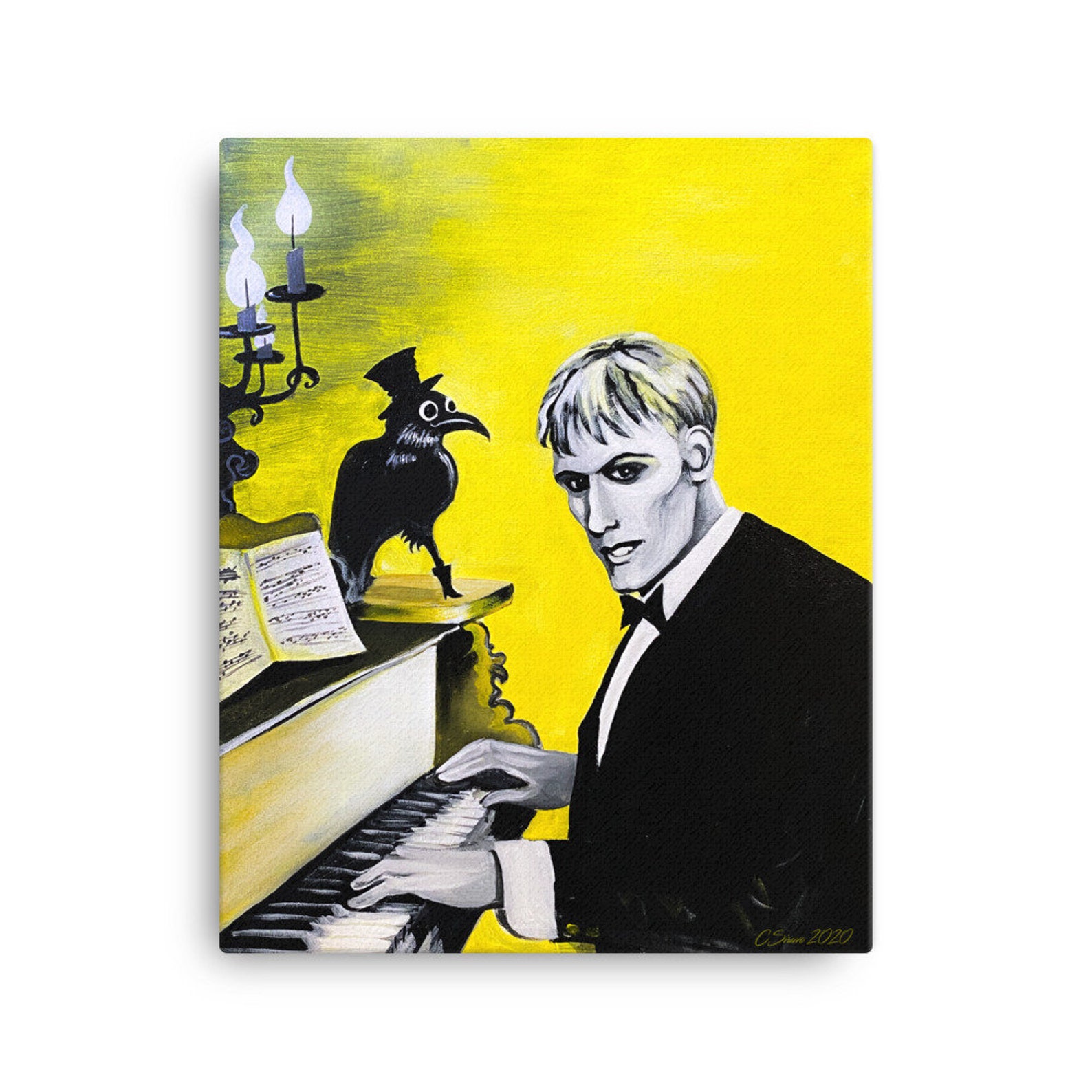 The Addams Family Lurch Addams Canvas Print Choose Your | Etsy