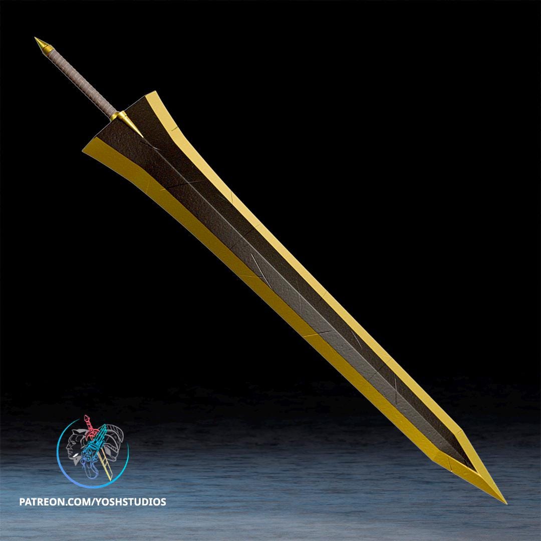 Igris the Bloodred Sword Raw Print DIY Kit (cosplay) - Solo Leveling - Etsy