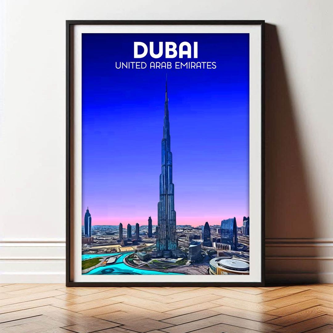 Dubai Postcard Poster of the City of Dubai in the United Arab Emirates ...
