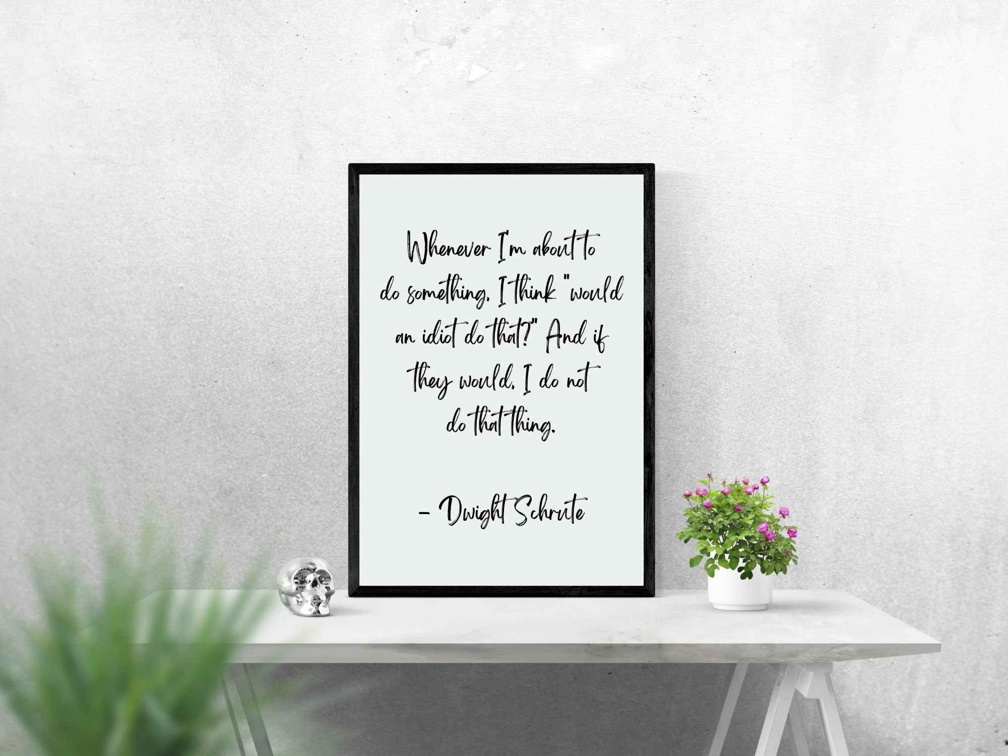 The Office, Set of 5 Quote Prints, Wall Art, Digital Art Prints ...
