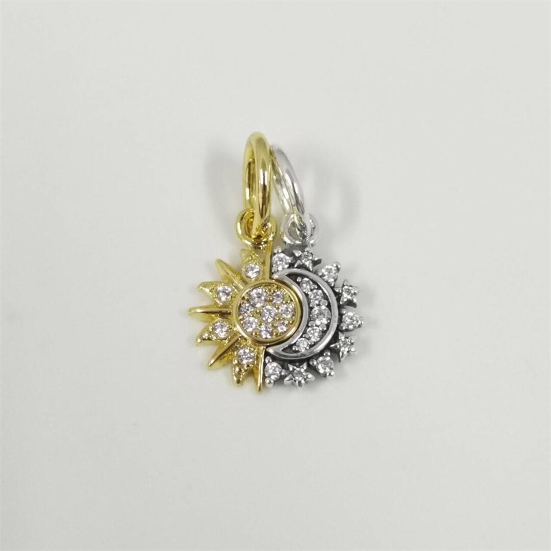 Pandora Splittable Sun & Moon Dangle Charm - Etsy