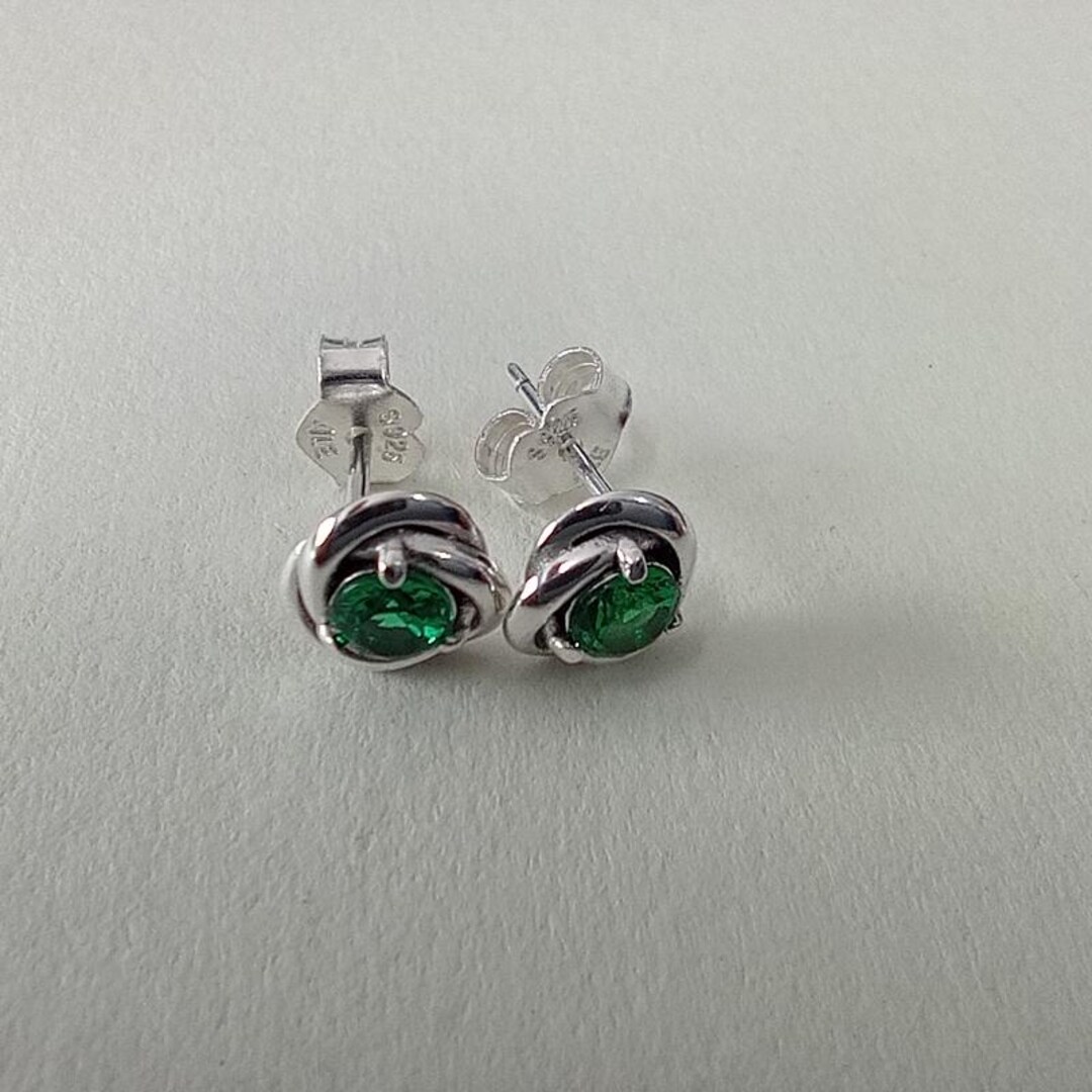 Pandora May Birthstone Eternity Circle Stud Earrings Ale S925 - Etsy